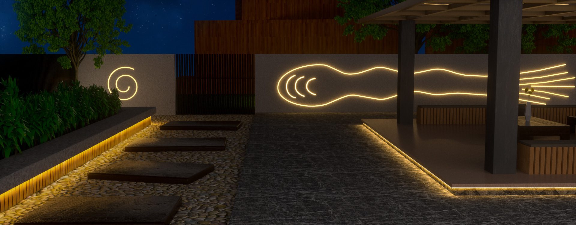 LED Neon Flex Lighting Solutions for Architecture, Landscape