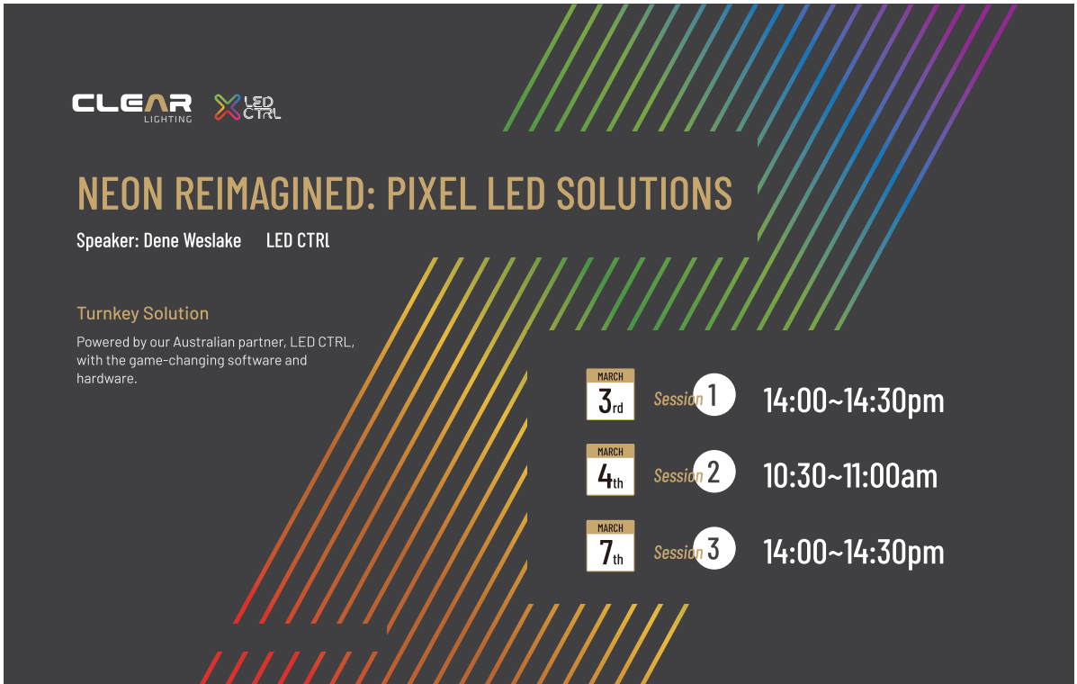 NEON REIMAGINED: PIXEL LED SOLUTIONS – Clear Lighting | Custom LED Neon ...