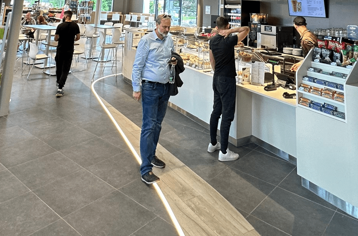 Coffee shop – Clear Lighting | Custom LED Neon Flex Lighting